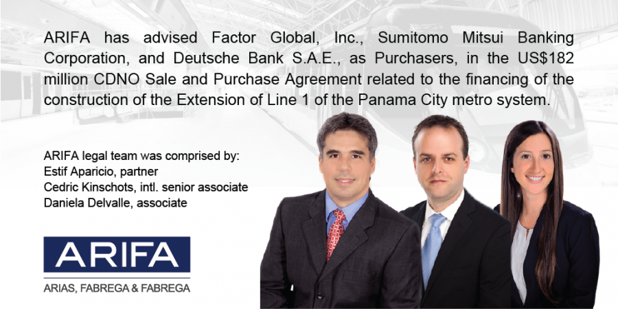 ARIFA - La Firma - Transacciones Representativas - Acuerdo de compraventa de CDNO por US$182 ...