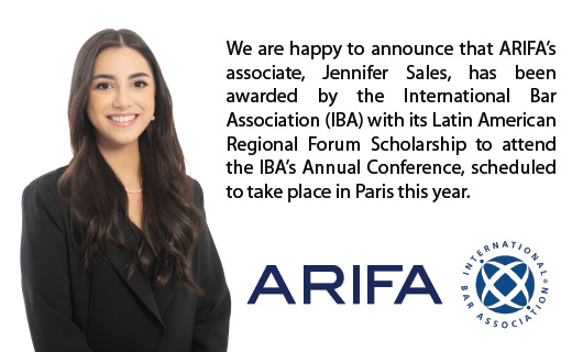 ARIFA - About the Firm - News - Jennifer Sales has been awarded the IBA’s 2023 Latin American ...