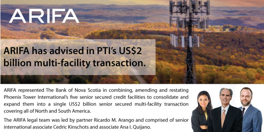 ARIFA - La Firma - Transacciones Representativas - Transacción múltiple de Phoenix Tower ...