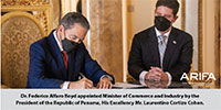 ARIFA - About the Firm - News - Dr. Federico Alfaro appointed Minister of Commerce and Industry