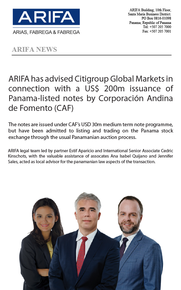 ARIFA - About the Firm - Representative Transactions - US$200 million ...