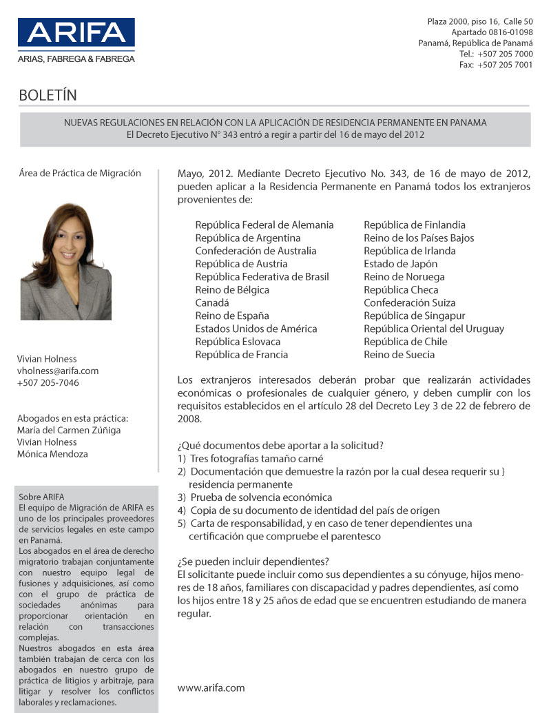 ARIFA - La Firma - Noticias - Nuevas regulaciones en relación con la ...